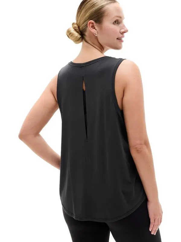 Athleta Relaxed Open Back Tank - Black