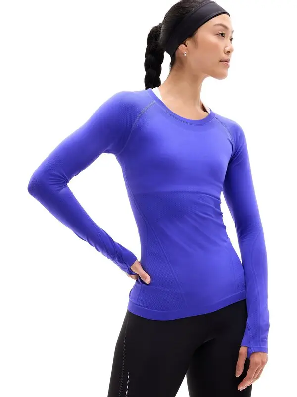 Athleta Seamless Top - Borealis
