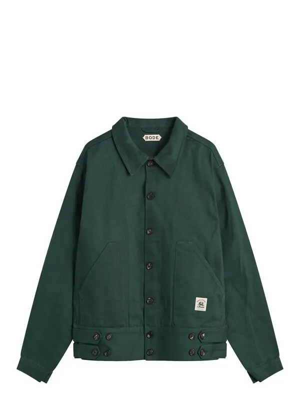 BODE Knolly Brook Side Tab Jacket - Green