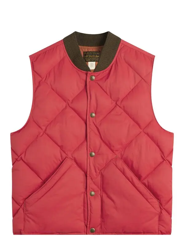 Ralph Lauren Down William Vest - Vintage Orange