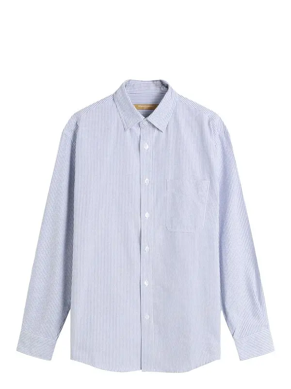 FRIZMWORKS Og Stripe Oversized Shirt - Blue