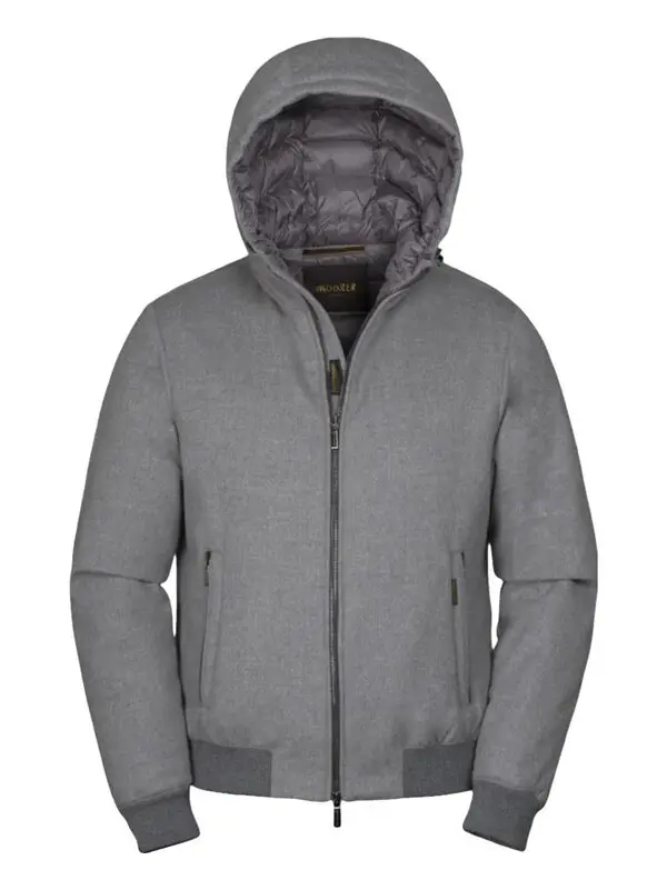 MOORER Wool-cashmere Jacket - Grey