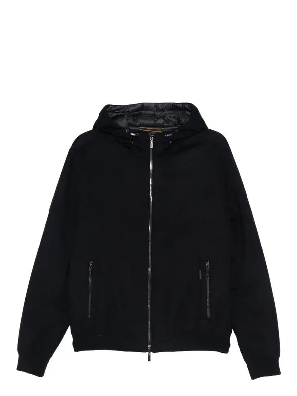 MOORER Coat - Blu Grey