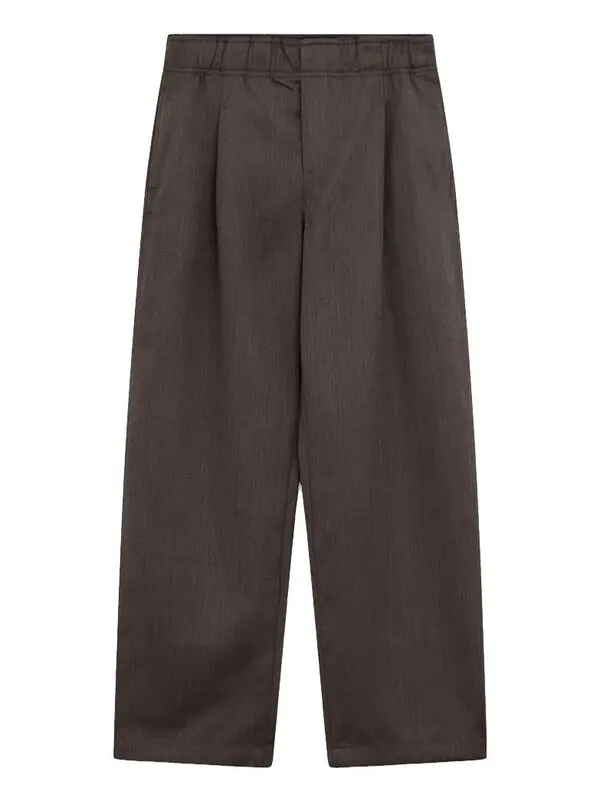 Our Legacy Wide Leg Wool Leisure Pants - Brown