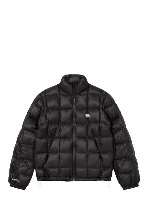 StÜssy Midweight Puffer Jacket - Black Classic Fit