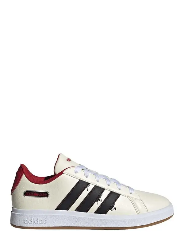 Adidas Grand Court Home Alone Sneakers - Cream/black/red