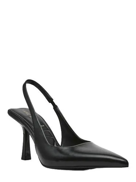 Anne Klein Pointed-toe Slingback Pumps - Black Box