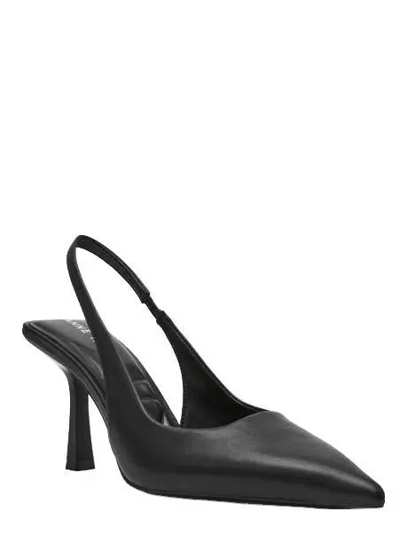 Anne Klein Pointed-toe Slingback Pumps - Black Smooth
