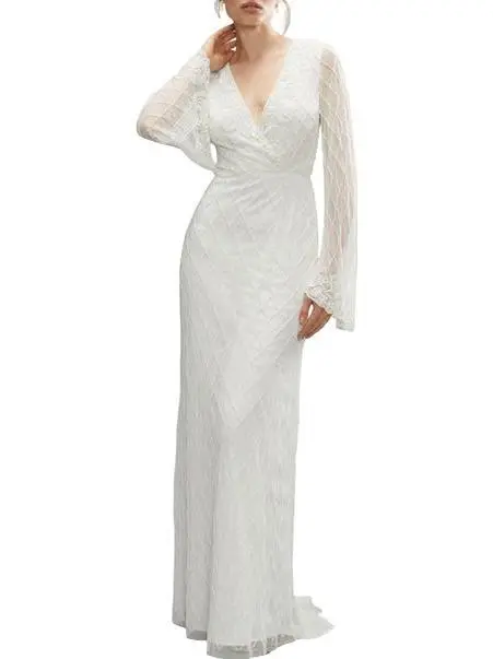 Coast Embellished Bridal Maxi Dress - Ivory