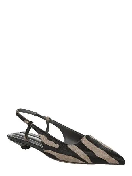 Franco Sarto Palmira Slingback Pointed Toe Flat - Mocha Grey