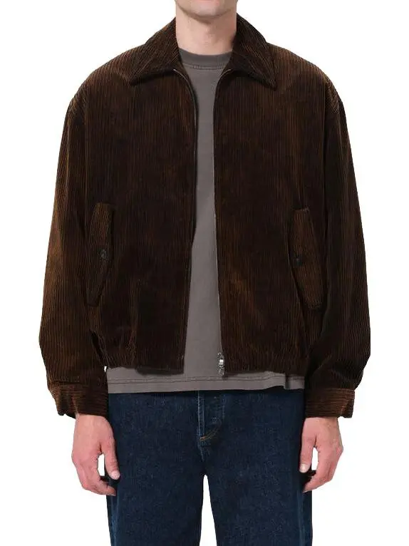 AGOLDE Corduroy Bomber Jacket - Espresso
