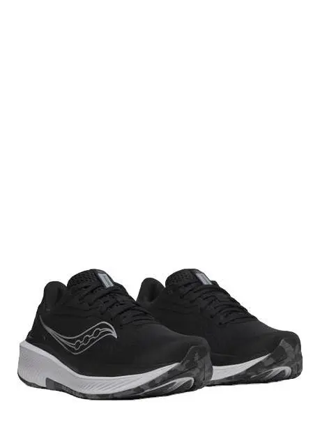 Saucony Echelon Hybrid Running Shoe - Black/silver