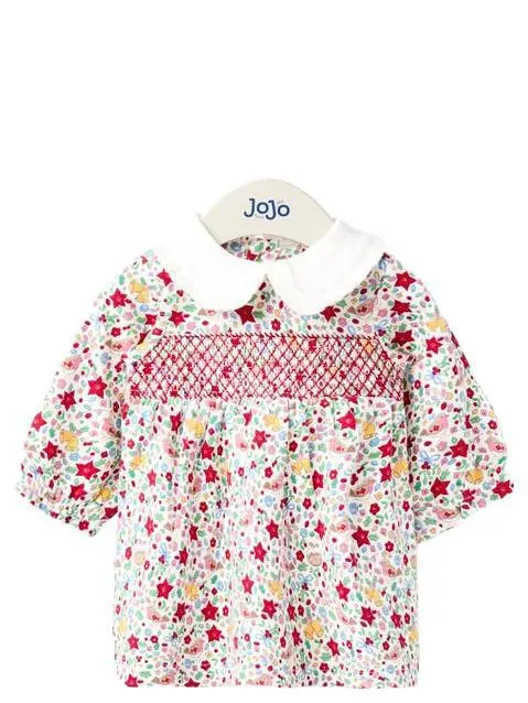 JOJO MAMAN BEBE Ditsy Floral Dress - Plum