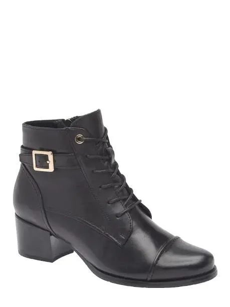 Regarde Le Ciel Jolene Buckle Bootie - Delice Black