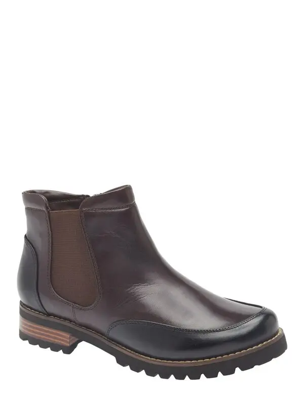 Regarde Le Ciel Layla Lug Sole Chelsea Boot - Glove Black/tdm