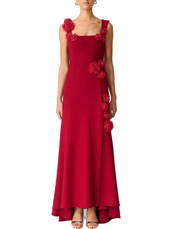 ELLIATT Evanora High-low Gown - Berry