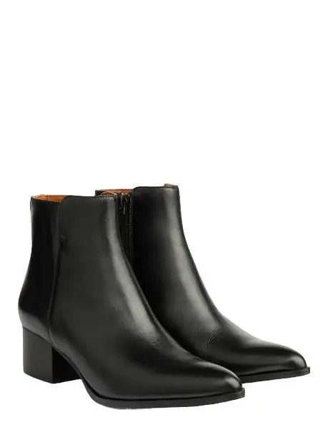LK BENNETT Cicilia Block Heel Booties - Black