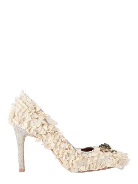Kurt Geiger Pimlico Lace Pump - Open Beige