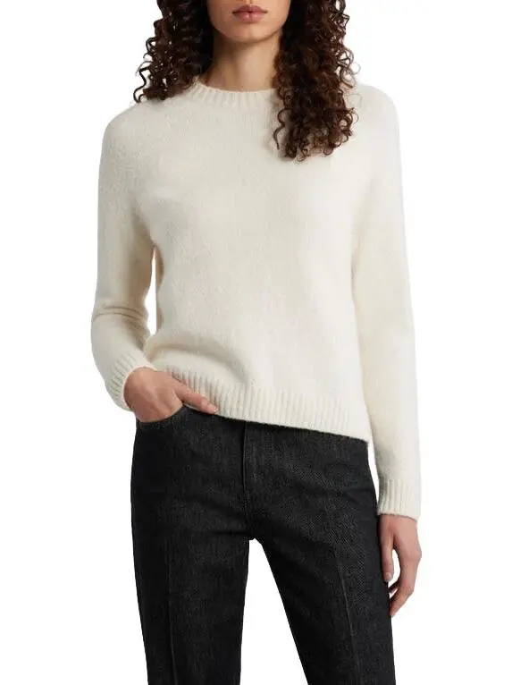 BOSS Crewneck Sweater - Open Wht