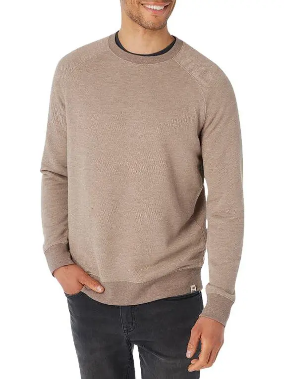 FAIR HARBOR Tailwind Textured Sweatshirt - Oak
