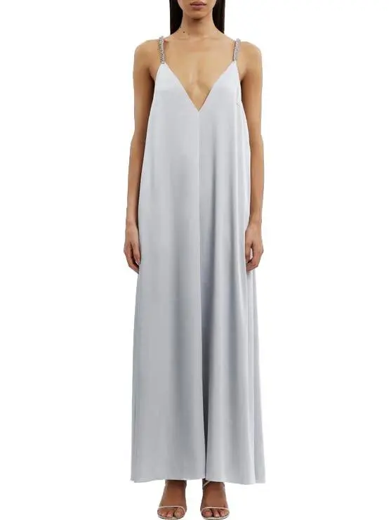 Significant Other Abbey Trapeze Maxi Dress - Pewter