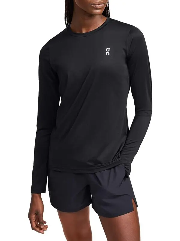 On Core Long Sleeve Running T-shirt - Black