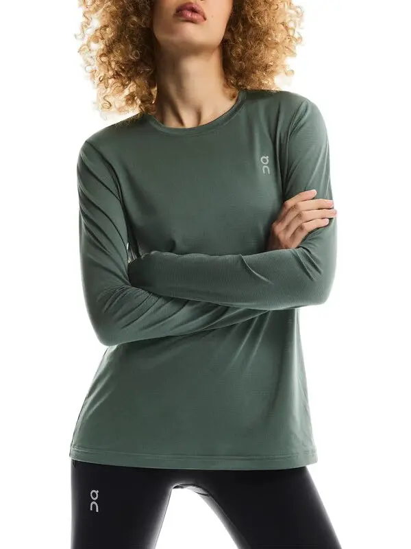 On Core Long Sleeve Running T-shirt - Olive