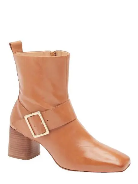 CHOCOLAT BLU Leather Bootie - Camel Leather