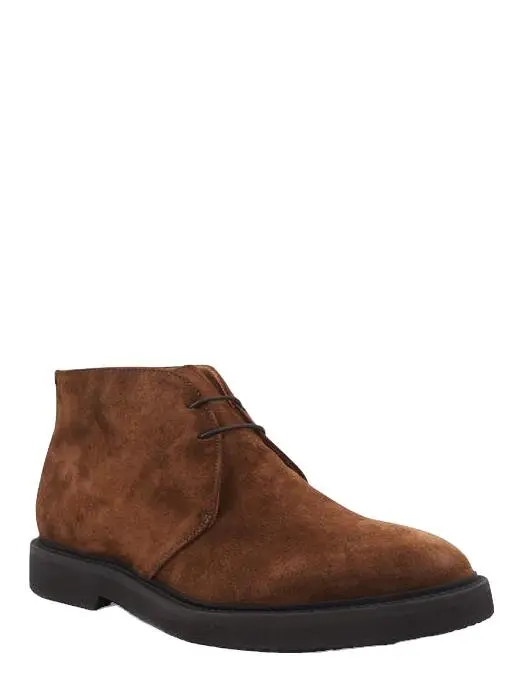 Aquatalia Golliard Water Resistant Chukka Boot - Cognac Suede