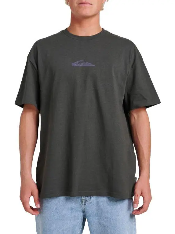 Quiksilver Jungle Cat Oversize Graphic T-shirt - Phantom