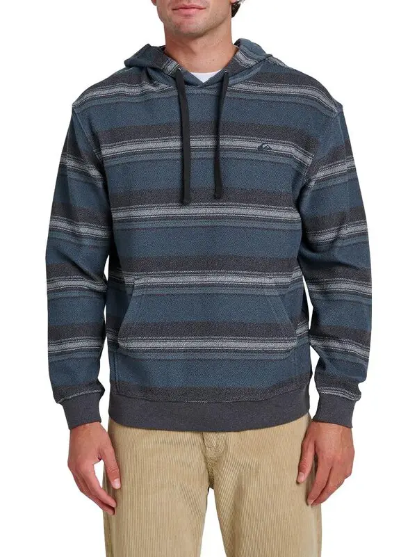 Quiksilver Striped Hoodie - Phantom