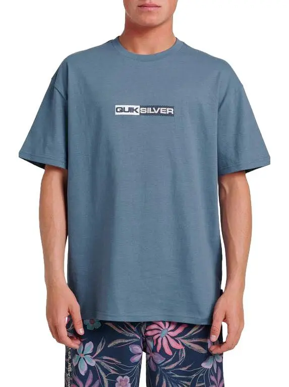 Quiksilver Saturn Tech Graphic T-shirt - China Blue