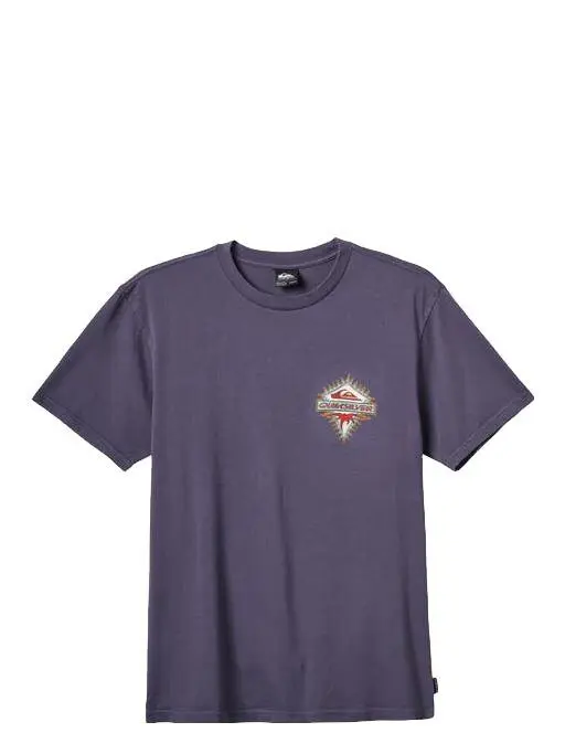 Quiksilver Liberty Spikes Graphic T-shirt - Graystone