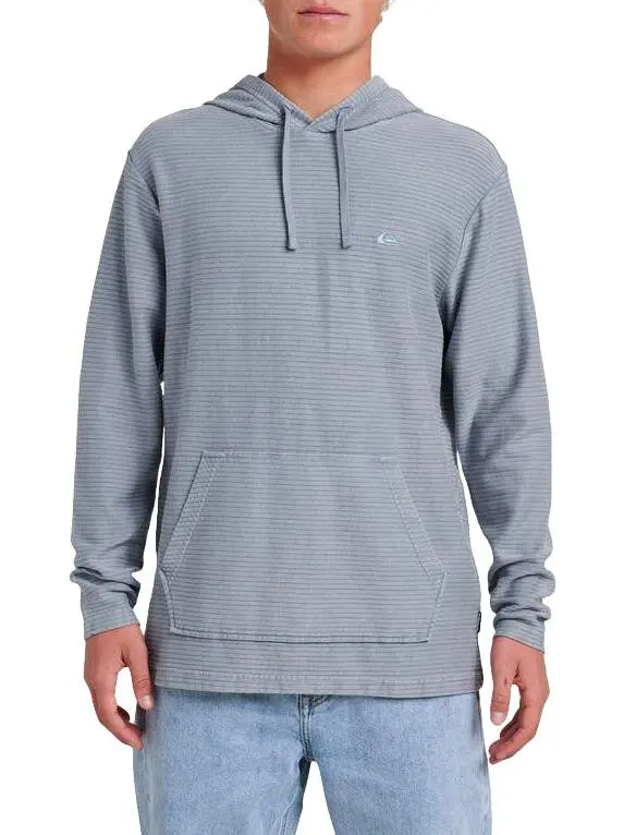 Quiksilver Alamitos Striped Long-sleeve Hooded Top - China Blue