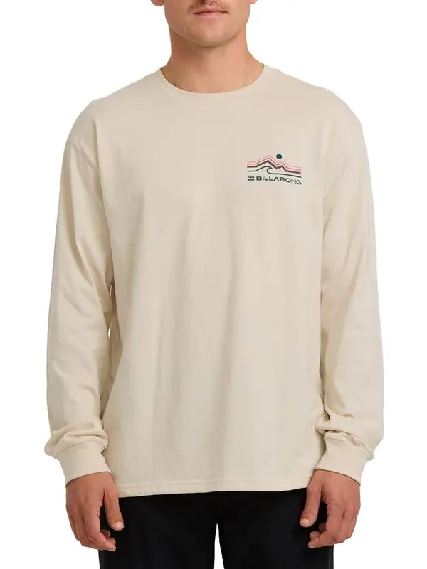 BILLABONG Range Adventure Division Long Sleeve Organic Cotton Graphic T-shirt - Chino