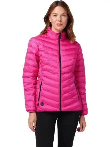 MOBILE WARMING Backcountry Xtera Packable Heated Puffer Jacket - Pink