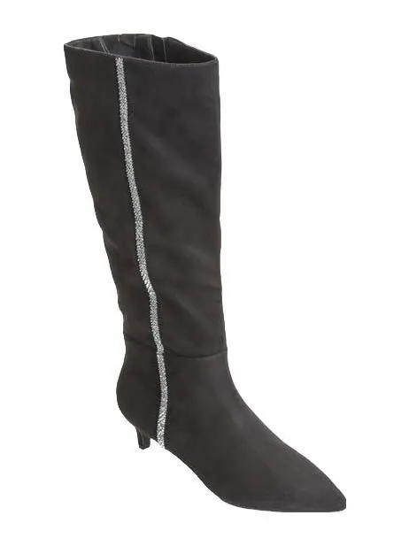 COMFORTVIEW The Marianna Tall Calf Boot - Black