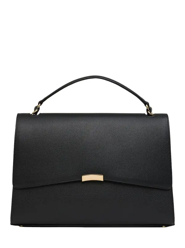 BY BANOO Signature Briefcase - Black/gold