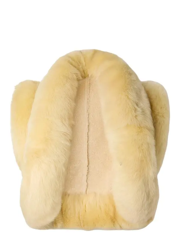 Alaïa Shearling Vest - Cream