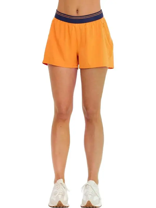 The Upside Elasticated Waistband Shorts - Orange