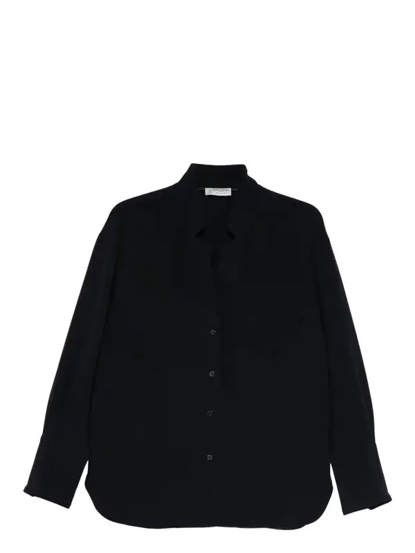 Alberto Biani Long-sleeve Button Down Shirt - Black