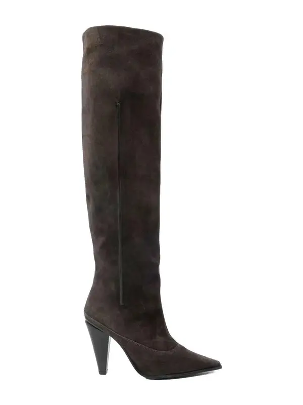 Roberto Festa 95mm Valeska High-heel Boots - Brown