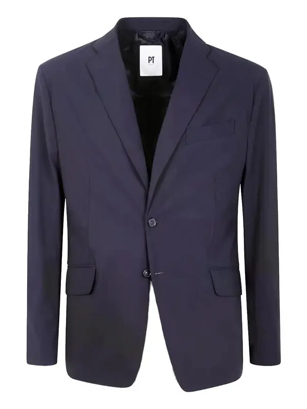 PT TORINO Buttoned Jacket - Blue