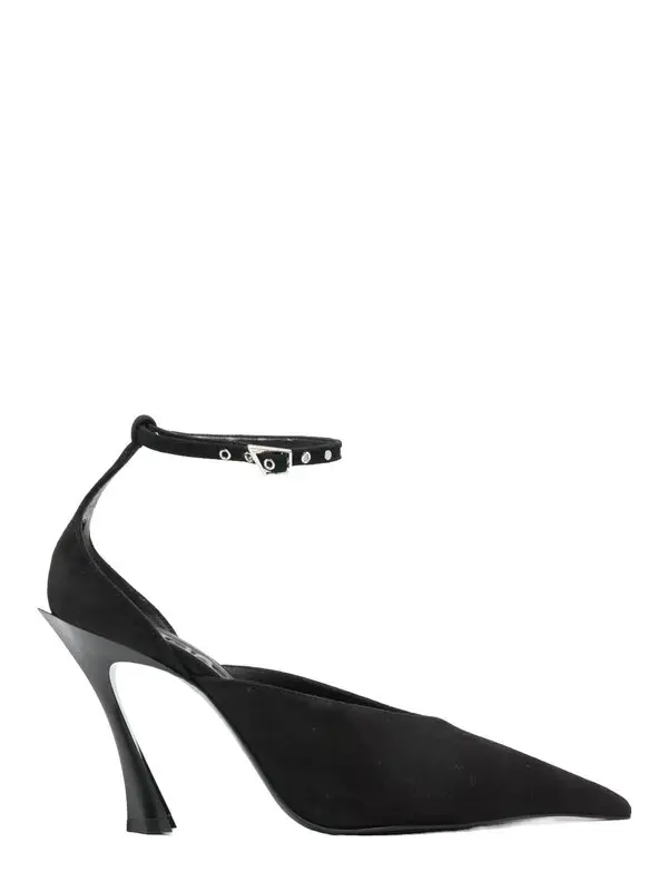 MUGLER Ankle Strap Pumps - Black