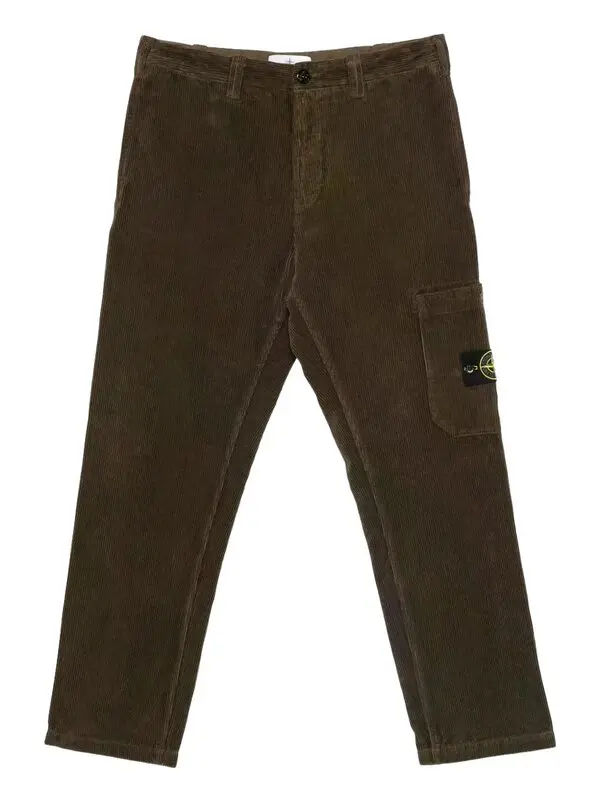Stone Island Corduroy Trousers - Green