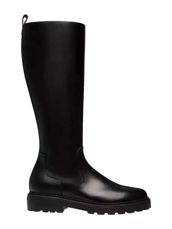 Bally Gusto Leather Knee-high Boots - Black