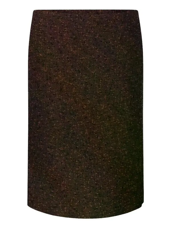 Gucci Wool Midi Skirt - Brown