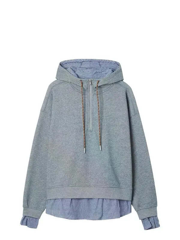 TOUT A COUP Zip-fastening Hoodie - Grey