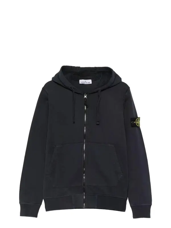 Stone Island Zip-fastening Hoodie - Blue