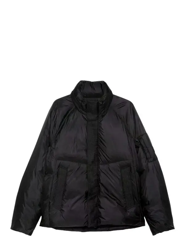 C.P. COMPANY Quilted Panelled Jacket - Black